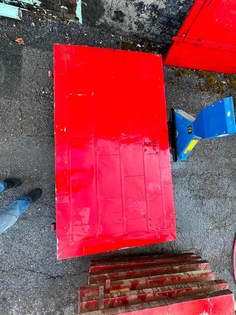 Industrial Steel Hinged Fire Door Left Facing or Right Facing W ...