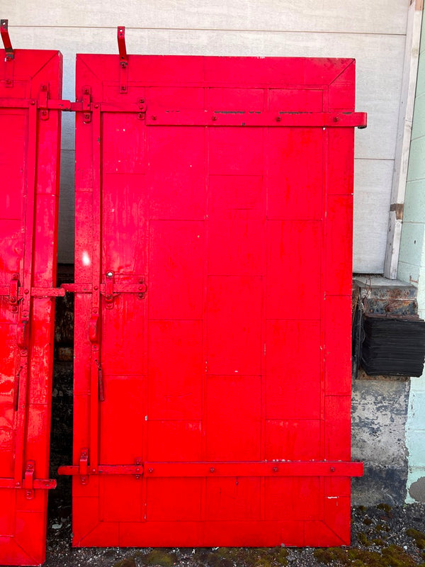 Industrial Steel Hinged Fire Door Left Facing or Right Facing W/Hardwa ...