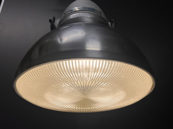 Vintage Holophane Dust Tight Light Fixture Pendant QTY available ...