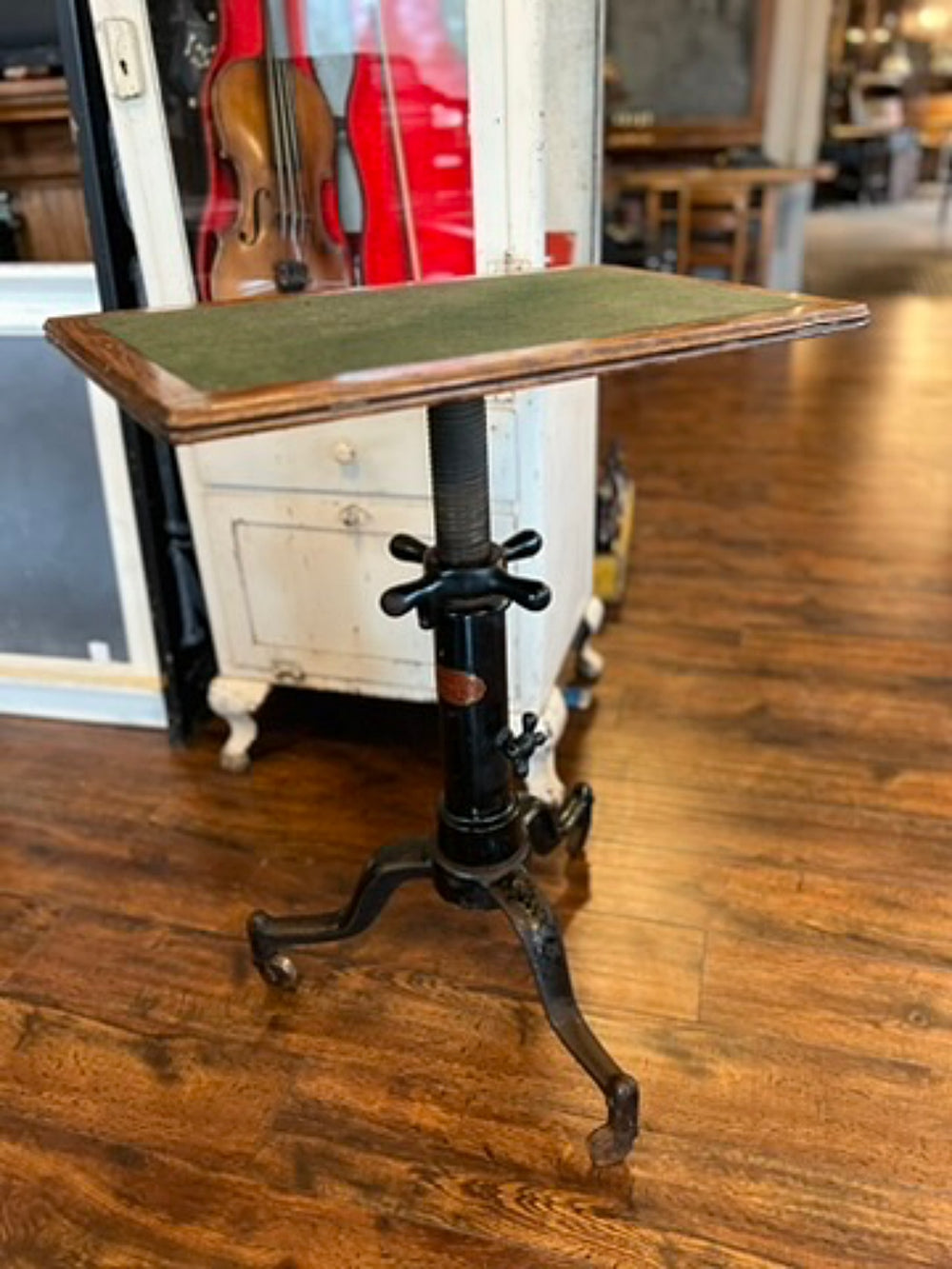 Antique Satellite Adjustable Medical Typewriter Table Industrial ...