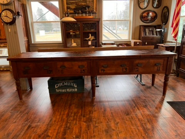 Antique Maple Workbench Table 9' 7220501807165 - Old School Warehouse