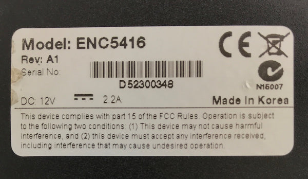 PELCO ENC5416 DIGITAL SENTRY 16-Channel H 264 Analog Digital Video Enc ...