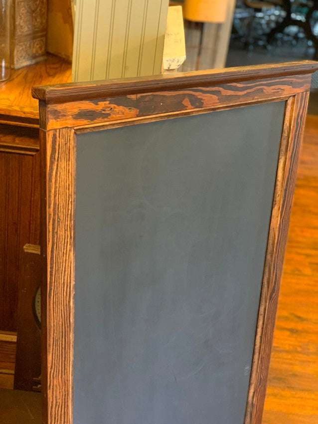 Antique Salvaged Black Slate School Chalkboard at Old School Warehouse