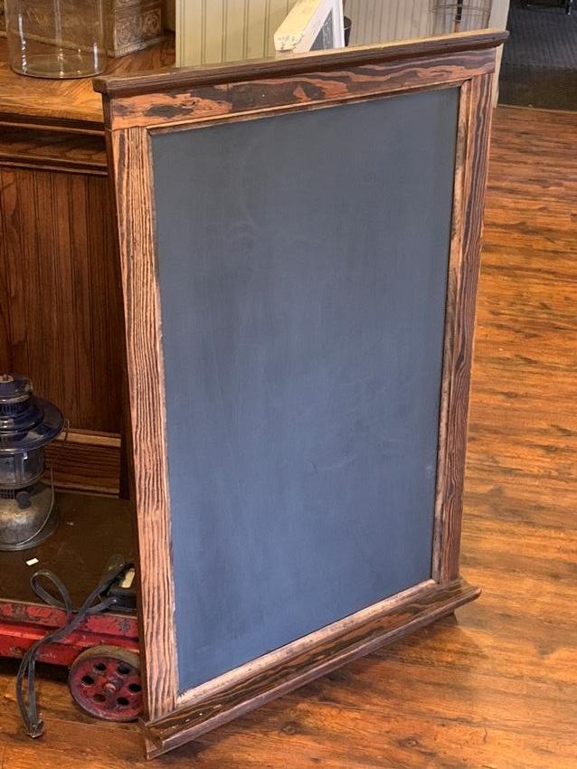 Antique School Chalkboard Salvaged Vintage Real Blackboard Slate ...