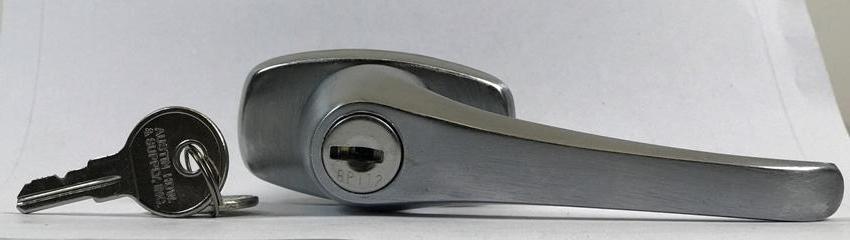 Disc Tumbler L Locking Lever Handle for Metal Cabinet - Old School ...