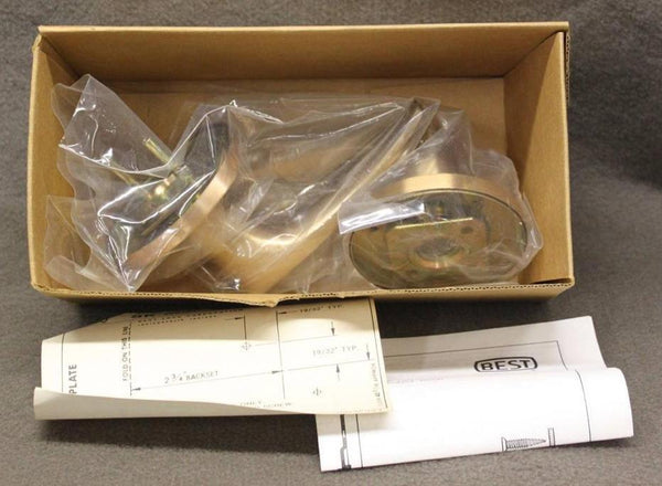 Best 93K 2DT16D-612 Dummy Brass Door Lever Handle Lock Satin Bronze ...