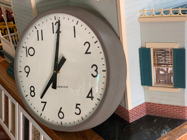 15" 1950 Stromberg Clock Wall/Ceiling/Floor School 3964045164605 - Old ...